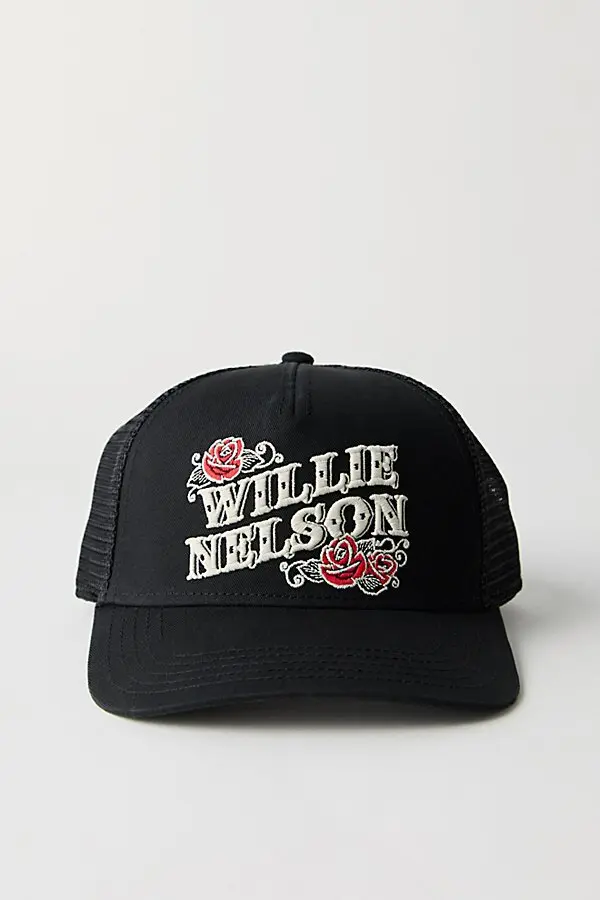 American Needle Willie Nelson Valin Trucker Hat - Black