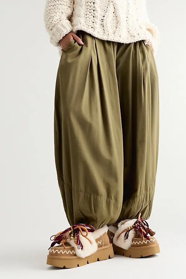 NAN-KU COUTURE Shearling Moccasins