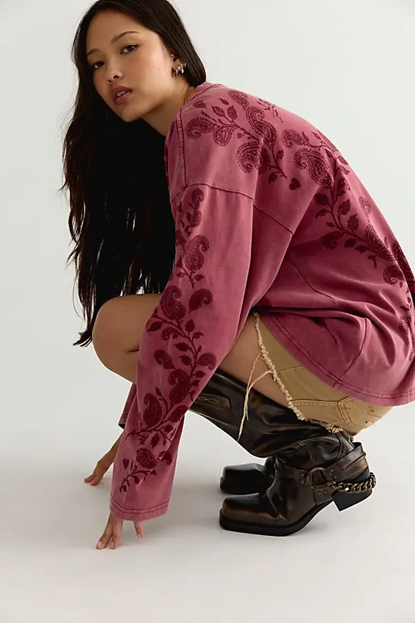 THE TALES Paisley Long Sleeve Top