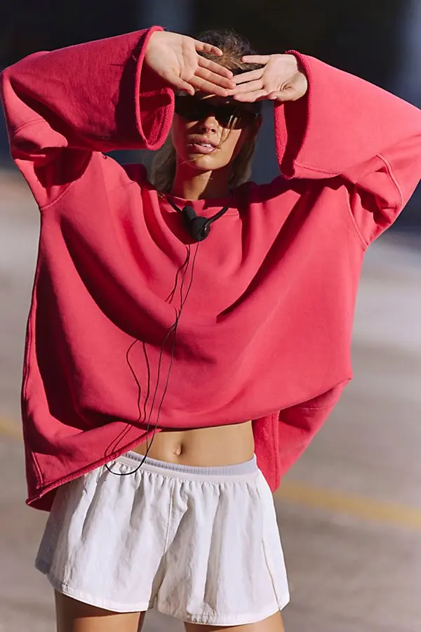 Free People Retro Tunic Sweatshirt