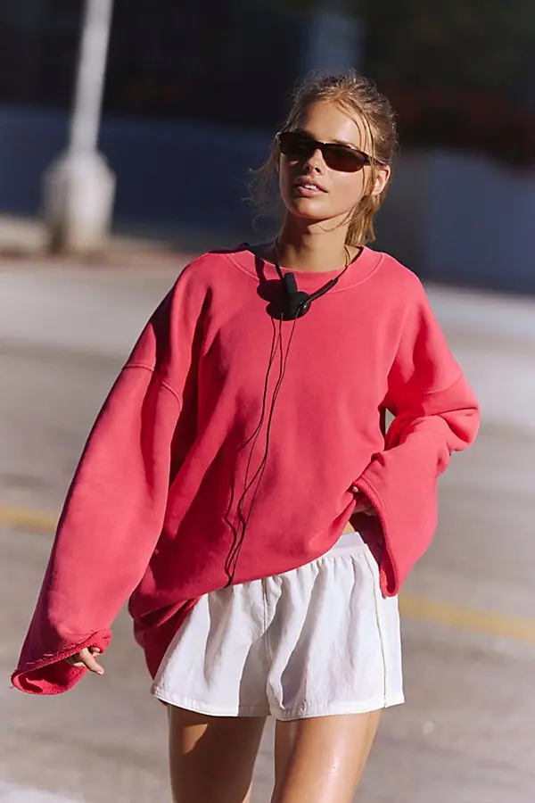 Free People Retro Tunic Sweatshirt