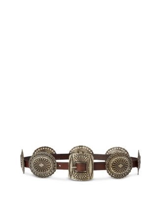 Ralph Lauren Embellished Leather Belt