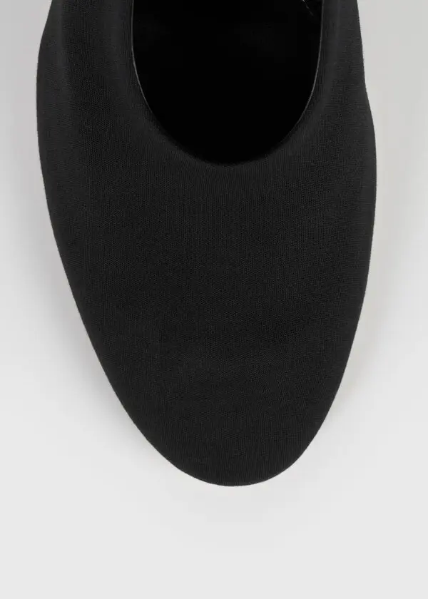 TOTEME Slip Jersey Pumps
