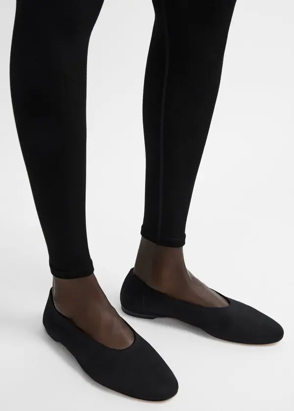 TOTEME Slip Jersey Ballerinas