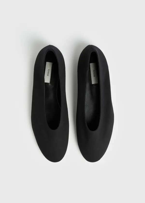 TOTEME Slip Jersey Ballerinas