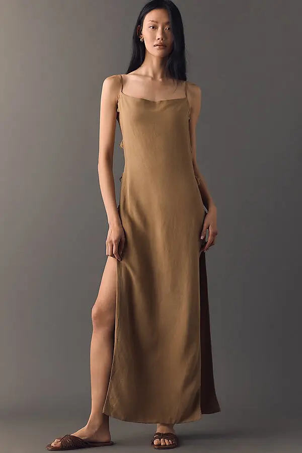 ESTHE Cutout Column Midi Dress