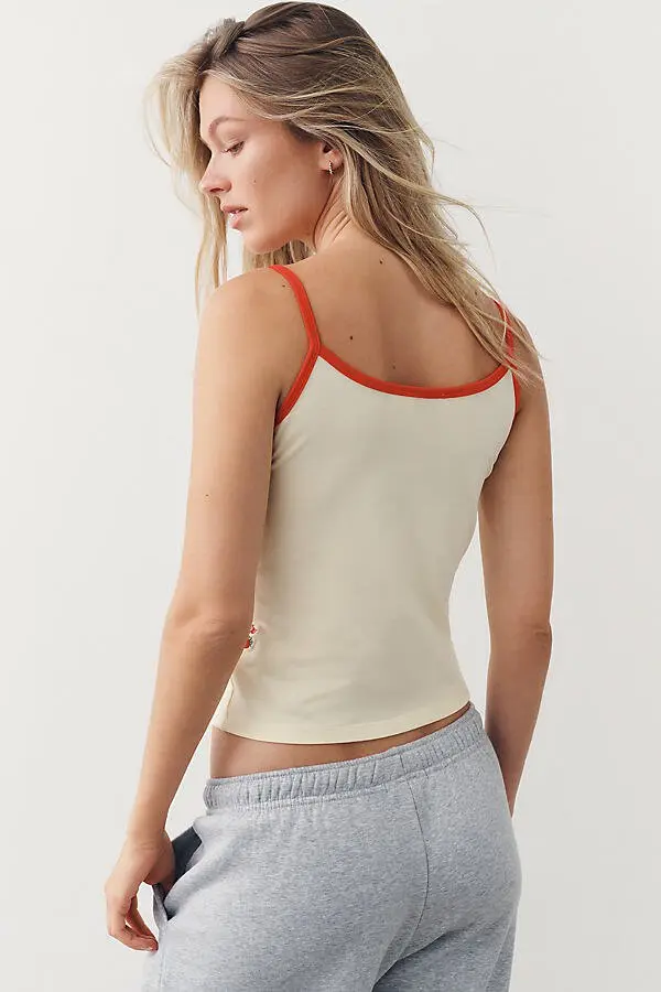 MAYFAIR Ribbed Cotton-spandex Tank