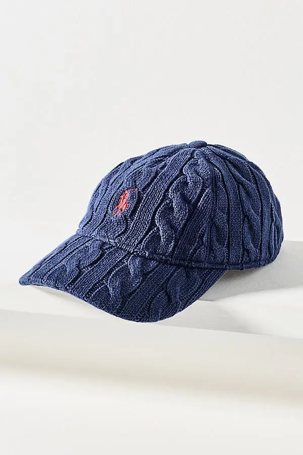 Ralph Lauren Classic Cable Baseball Cap - Navy