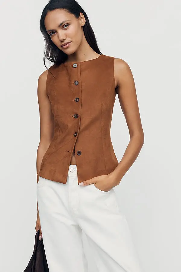 WAYF Boat-neck Vest Top