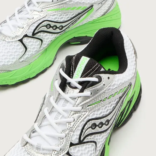 Saucony Progrid Ride 1 Sneaker - White/slime