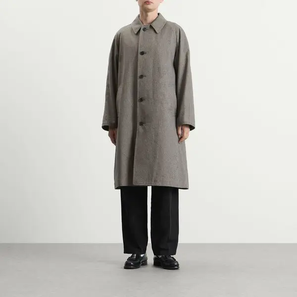 KAPTAIN SUNSHINE Cotton Mock Twist Umbrella Coat