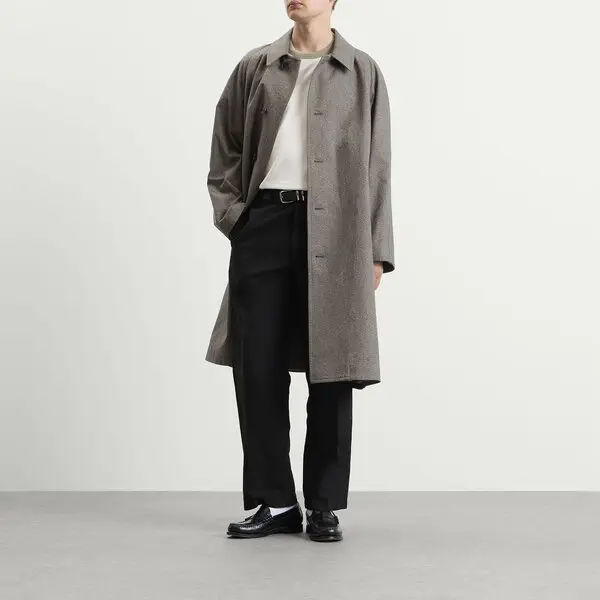 KAPTAIN SUNSHINE Cotton Mock Twist Umbrella Coat