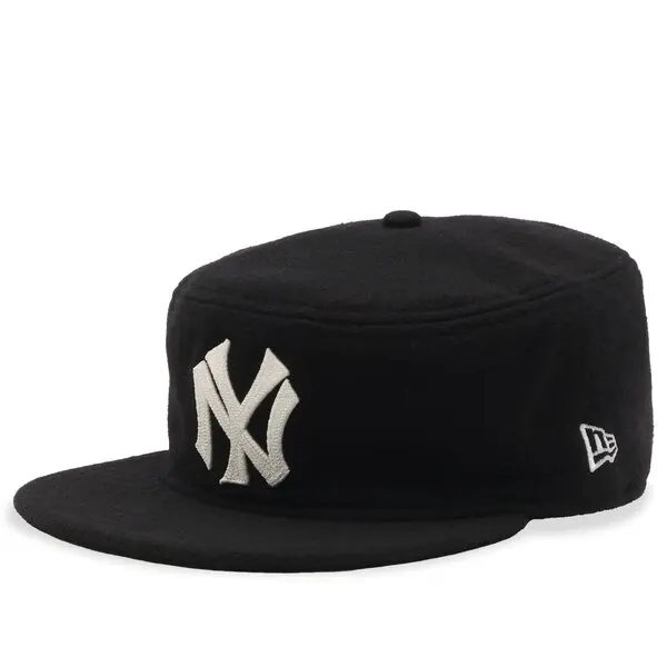 New Era New York Yankees Chainstitched Wool Pillbox Cap