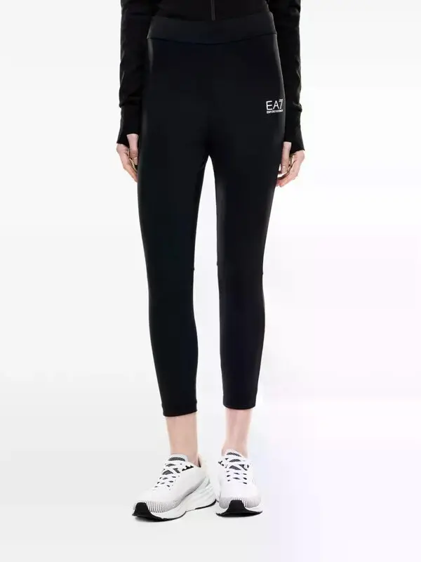 EA7 Dynamic Athlete Leggings In Ventus7 Technical Fabric - Black