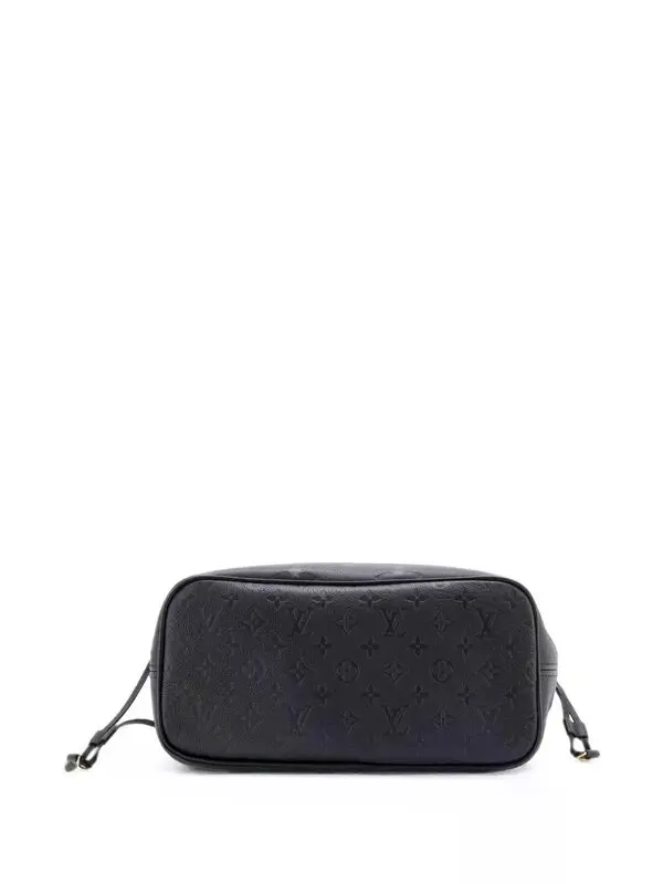 LOUIS VUITTON Neverfull Mm Monogram Empreinte Giant Tote Bag - Black