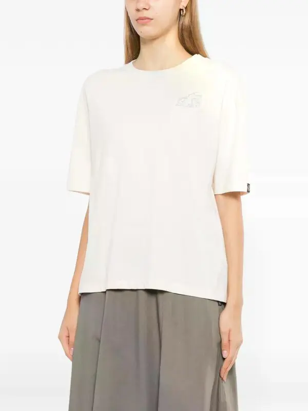 AGNES B. Logo-embroidered T-shirt