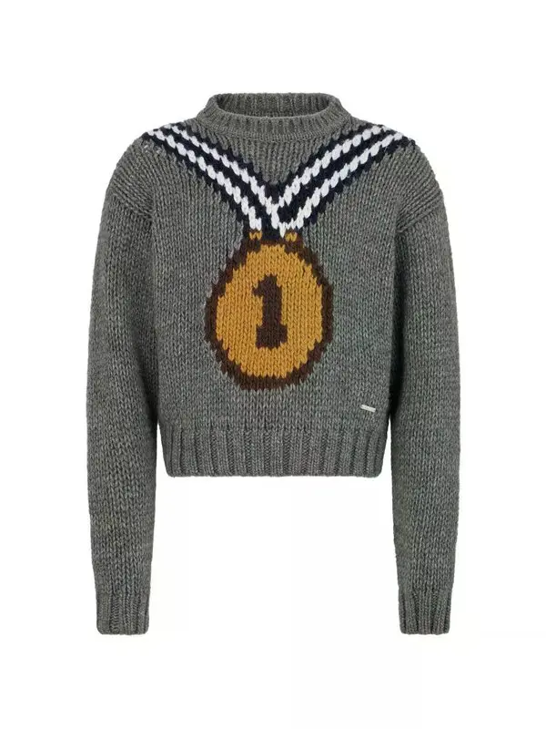 Dsquared2 Intarsia-knit Crew-neck Sweater