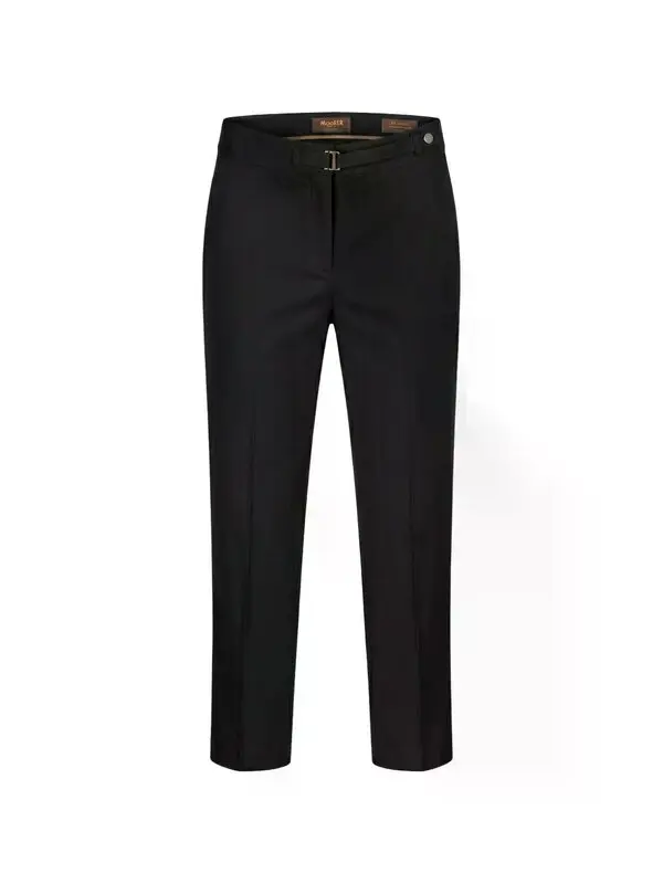 MOORER Tailored Trousers With Buckle Detail