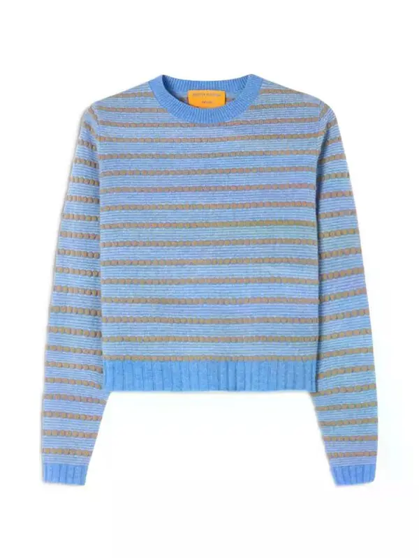 Guest In Residence Pebble Striped Cashmere Sweater