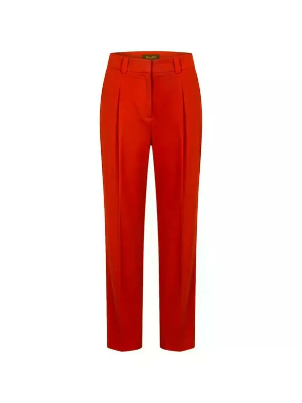 MOORER Pleated Straight-leg Trousers