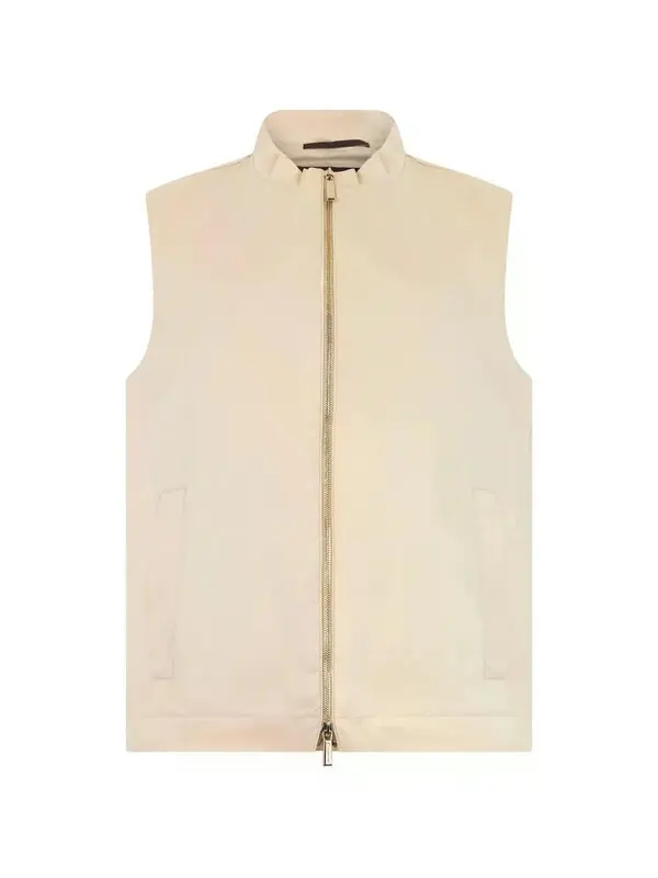 MOORER Adelle Zip-up Mock-neck Gilet