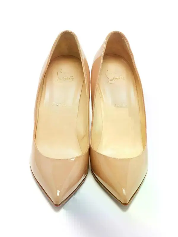 CHRISTIAN LOUBOUTIN So Kate Patent Leather Pointed Toe Stiletto Pumps