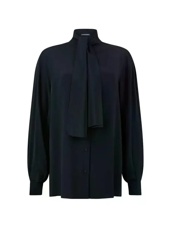 Alberta Ferretti Pussy-bow Long-sleeved Shirt