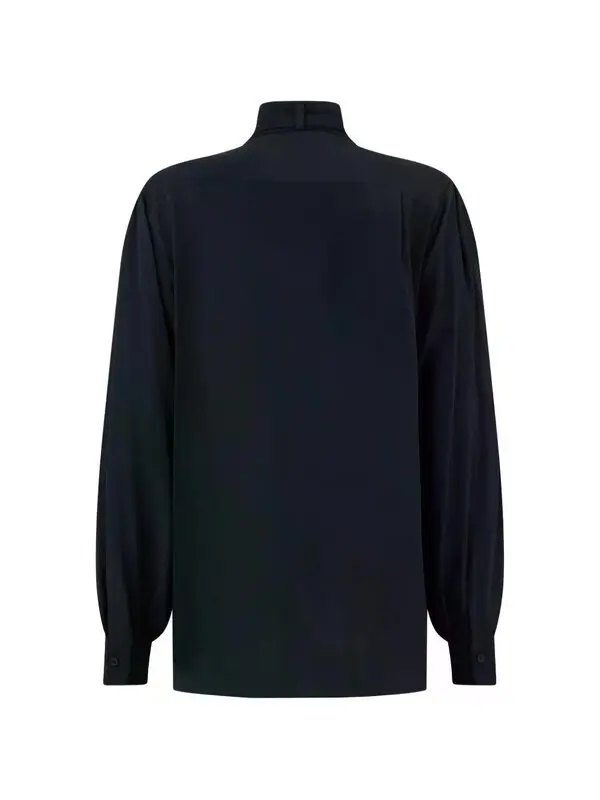 Alberta Ferretti Pussy-bow Long-sleeved Shirt