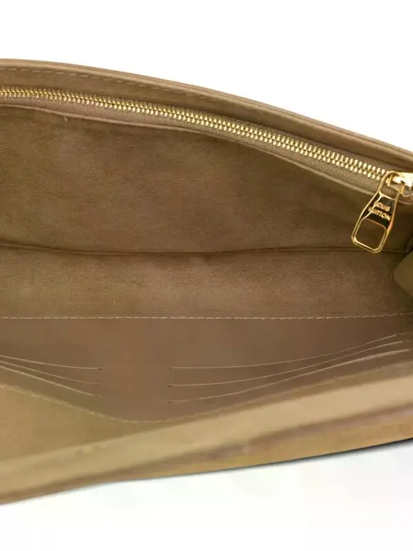 LOUIS VUITTON Metallic Calfskin Louise Clutch Bag