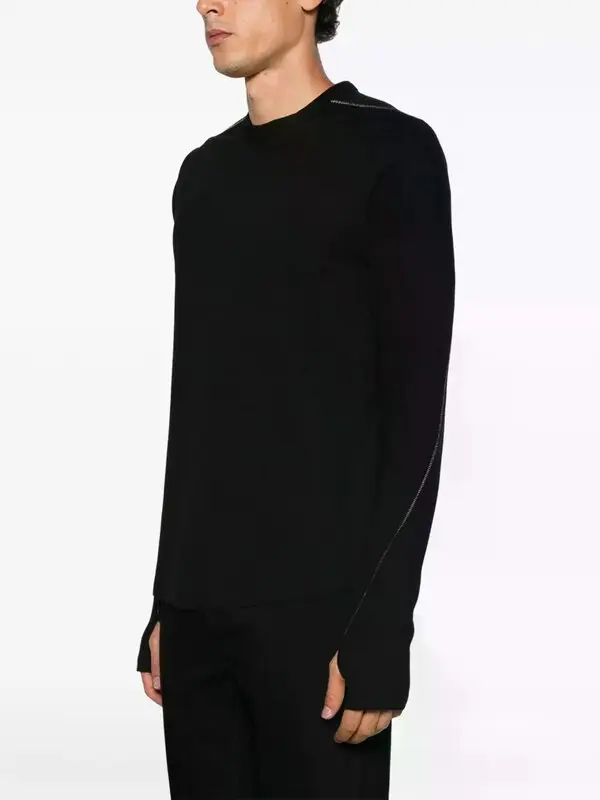 THOM KROM Contrast-stitch Sweater