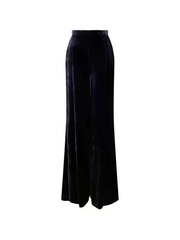 Alberta Ferretti Velvet Maxi Skirt