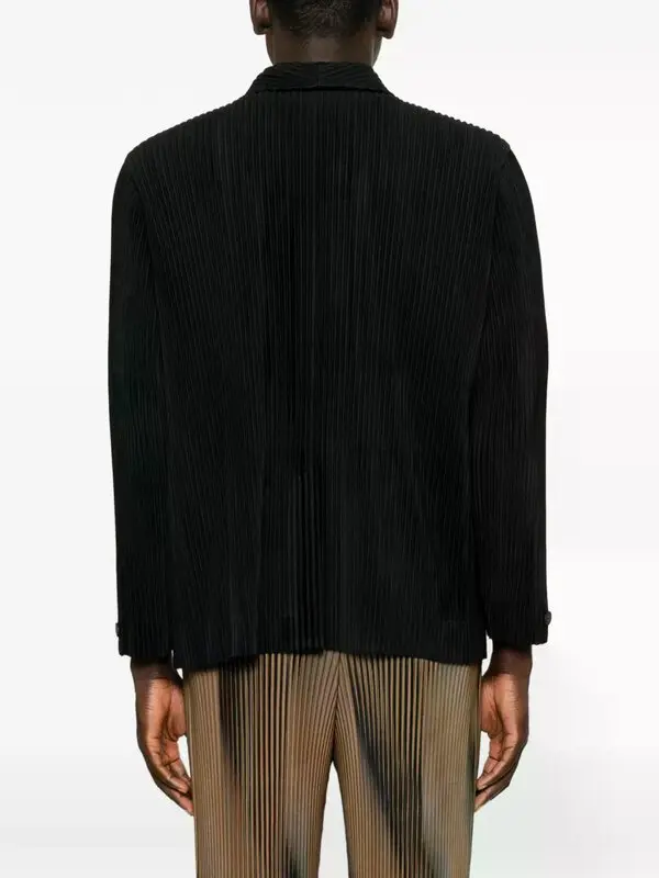 Issey Miyake Pleated Notch-lapel Blazer
