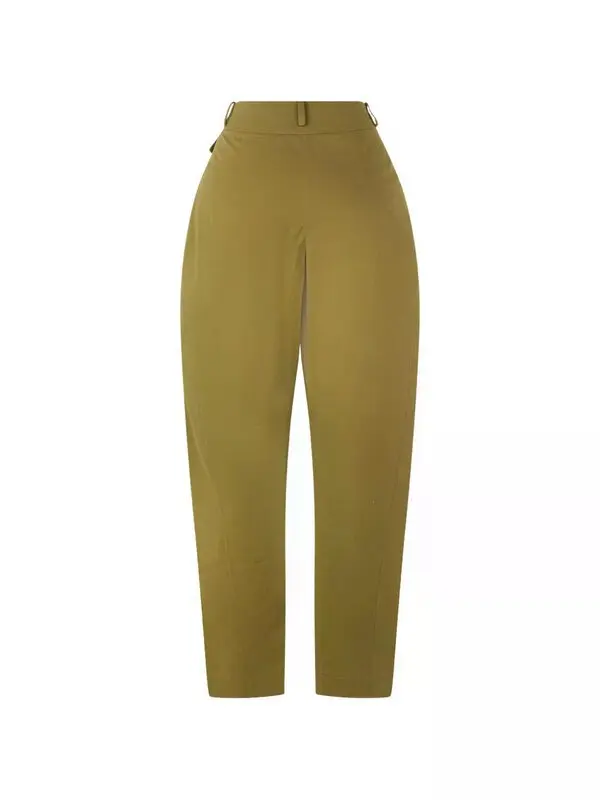 Alberta Ferretti Pleated Cropped Trousers