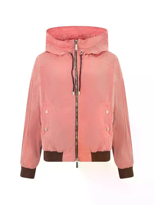 MOORER Hooded Zip-up Jacket