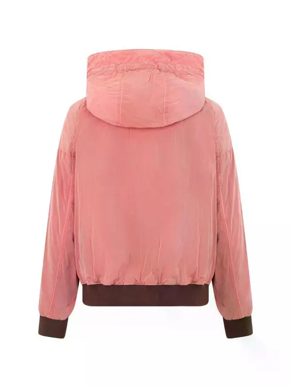 MOORER Hooded Zip-up Jacket