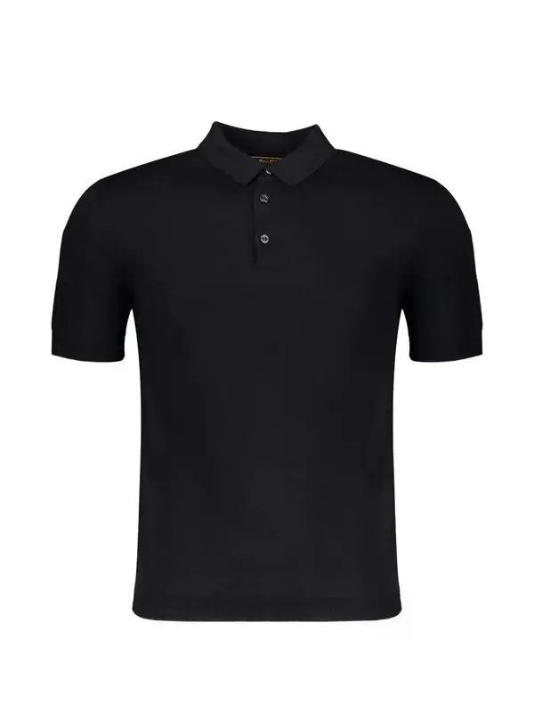 MOORER Franco Short-sleeve Polo Shirt