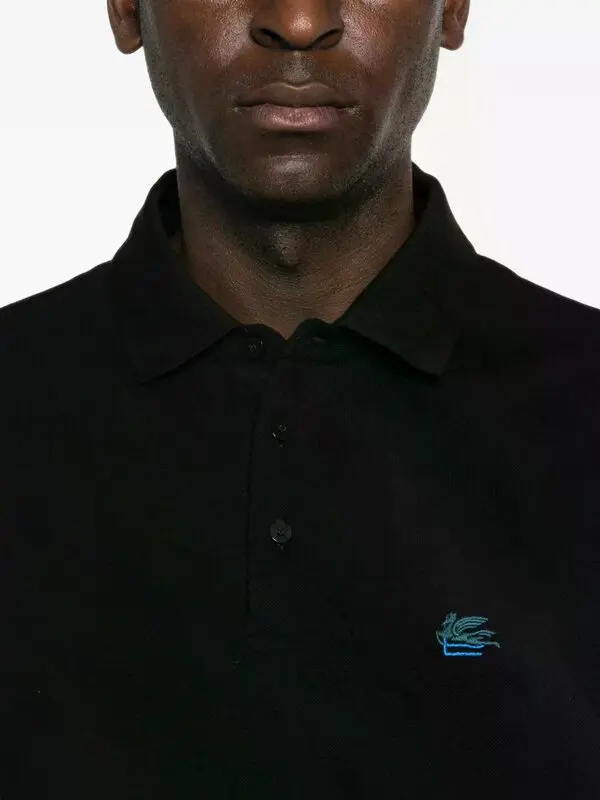 Etro Pegaso-embroidered Polo Shirt