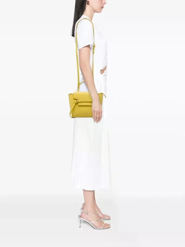 Celine Nano Grained Calfskin Belt Bag Satchel - Yellow