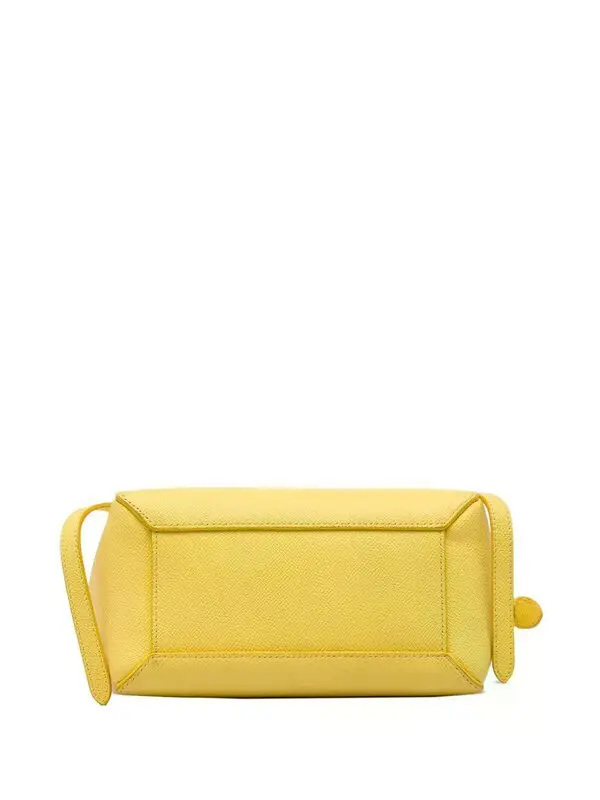 Celine Nano Grained Calfskin Belt Bag Satchel - Yellow