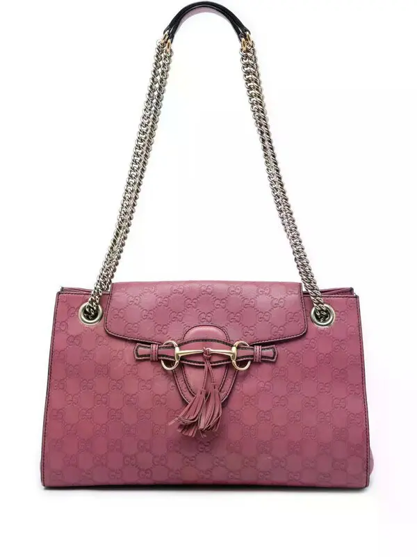 Gucci 2016-2026 Large Guccissima Emily Shoulder Bag