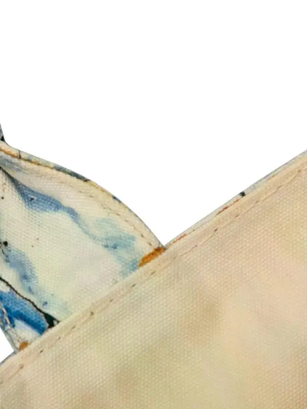 Prada Large Canvas Canapa Satchel