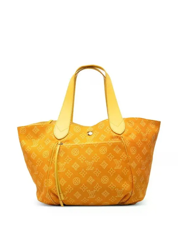 LOUIS VUITTON Monogram Cabas Ipanema Pm Tote Bag - Yellow