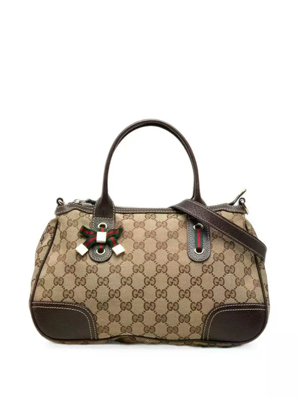 Gucci 2000-2015 Gg Canvas Princy Satchel - Neutrals