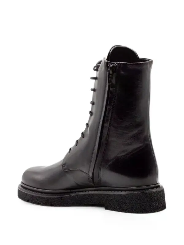 GUGLIELMO ROTTA Lace-up Lug-sole Leather Boots