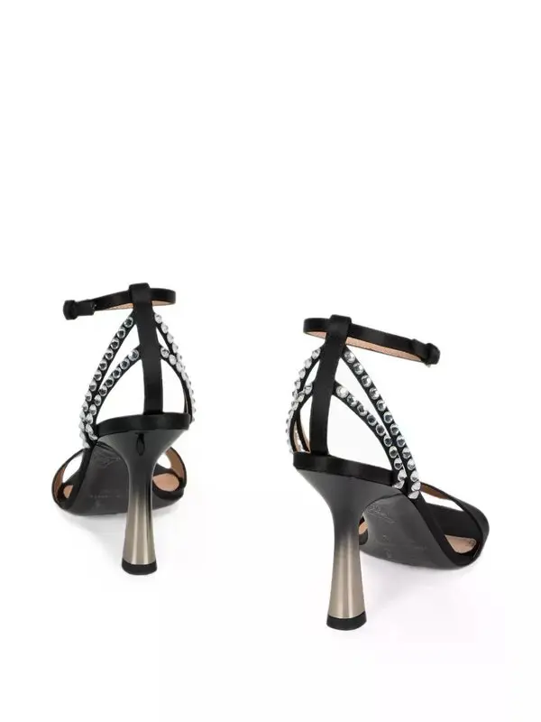 Alberta Ferretti Crystal-embellished Ankle-strap Sandals