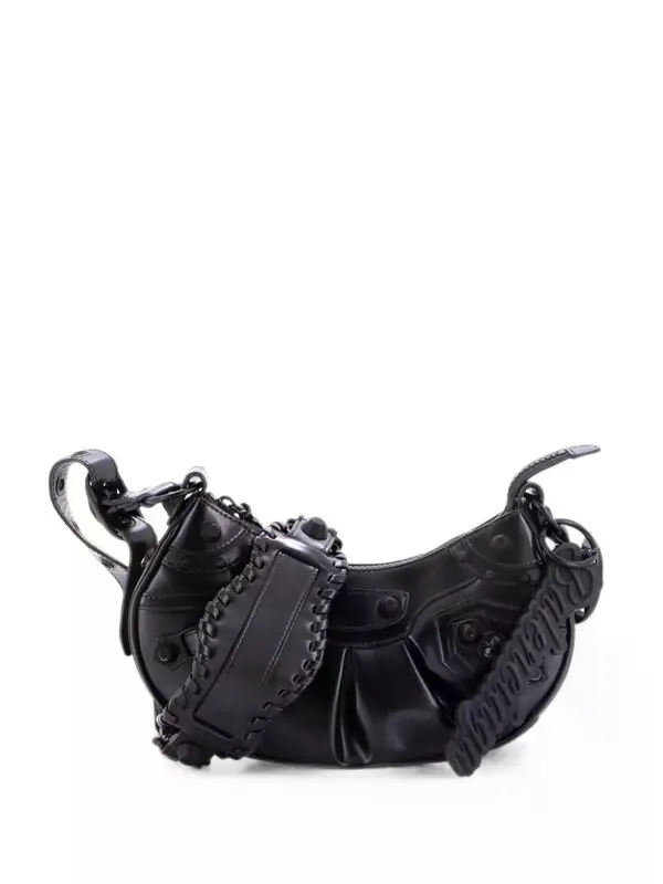 Balenciaga Le Cagole Giant Studs Leather Shoulder Bag