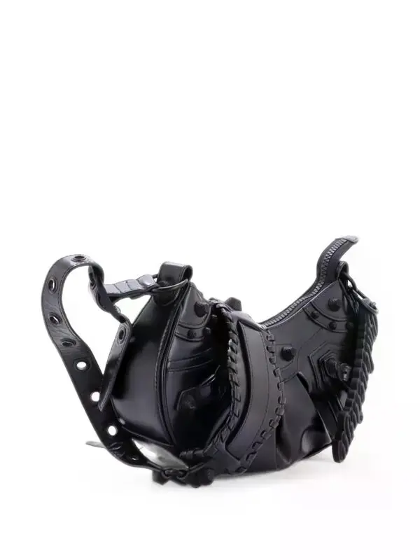 Balenciaga Le Cagole Giant Studs Leather Shoulder Bag