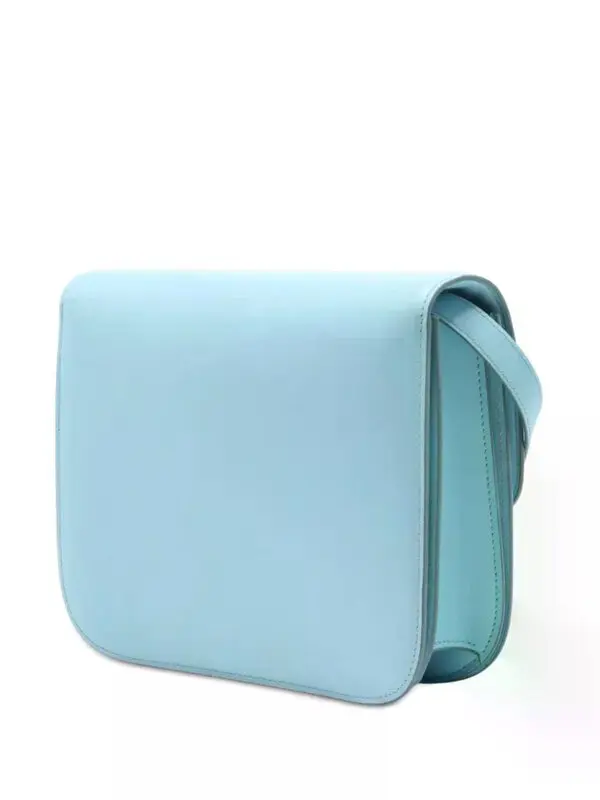 Celine Medium Calfskin Classic Box Crossbody Bag - Blue