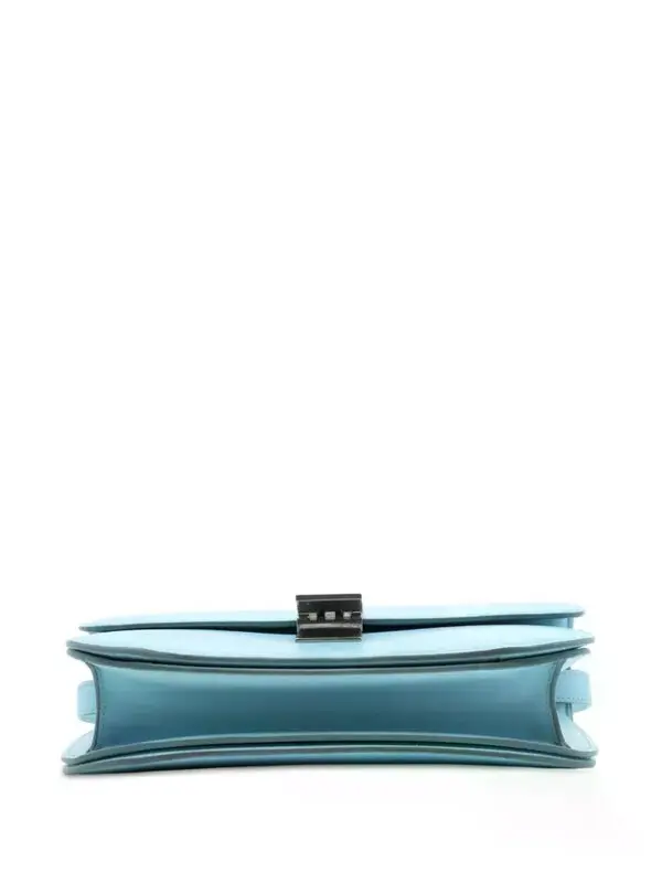 Celine Medium Calfskin Classic Box Crossbody Bag - Blue
