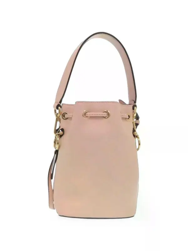 Fendi Calfskin Mon Tresor Bucket Bag Satchel - Pink